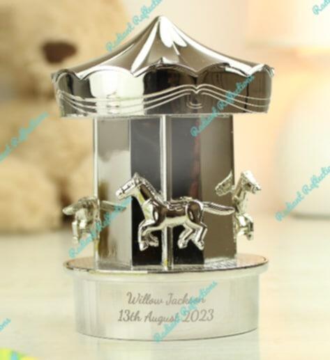 Personalised Carousel Money Box
