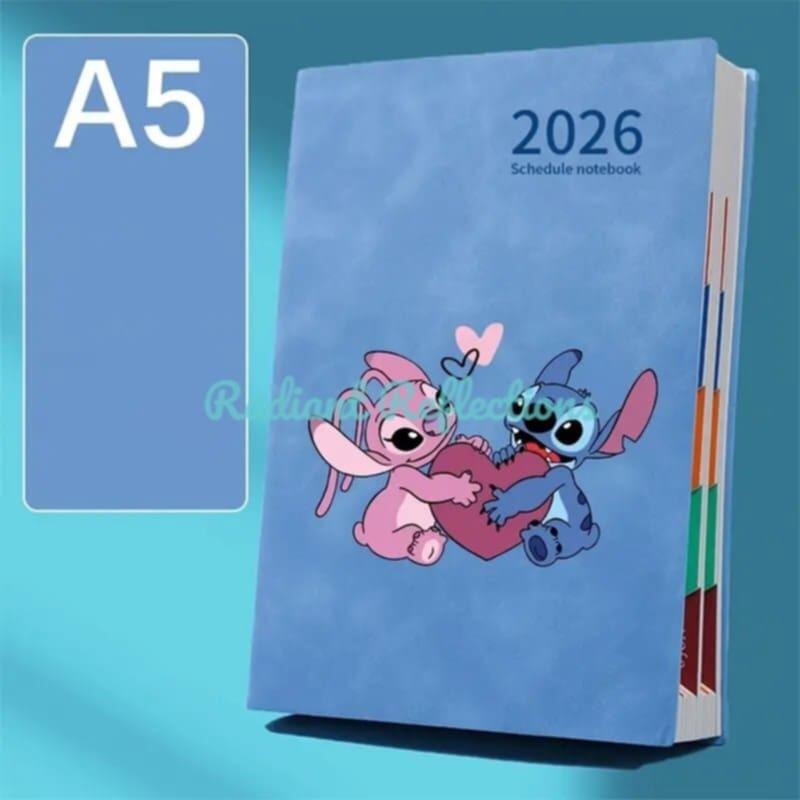 Stitch 2026 Planner – Inspired by Lilo & Stitch, Vintage Calendar with ...