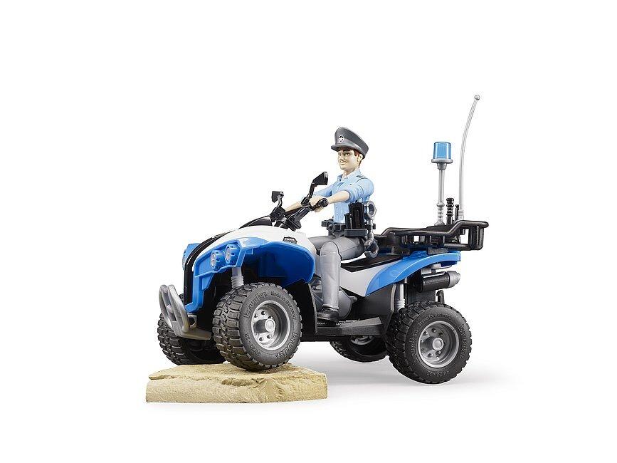 Police Quad with Police Officer and Accessories - 1:16 Scale
