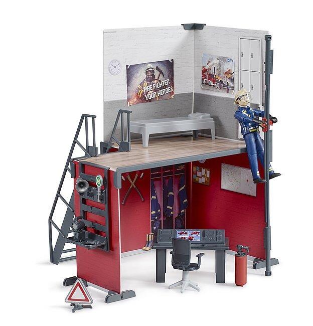 Buy Bruder Fire Station Playset | 1:16 Scale Realistic Set
