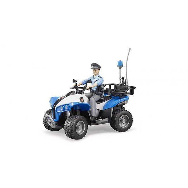 Police Quad with Police Officer and Accessories - 1:16 Scale