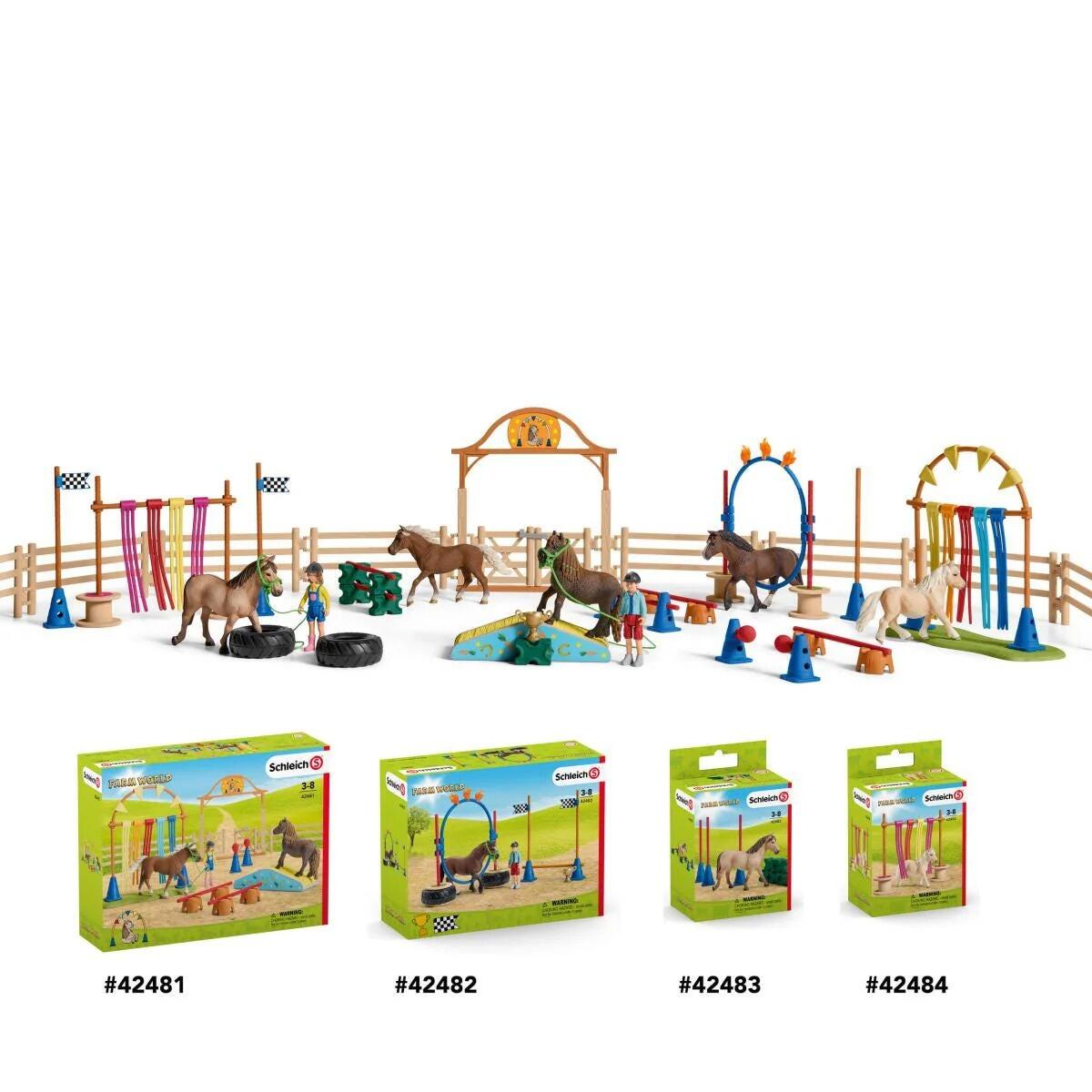 Shop Pony Agility Training Set | Schleich Pony Playset