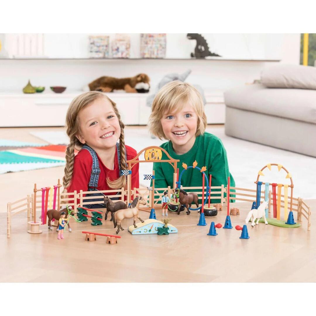 Shop Pony Agility Training Set | Schleich Pony Playset