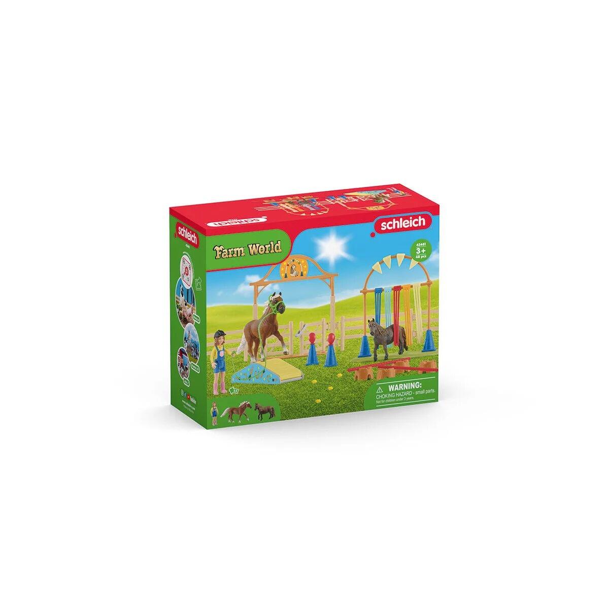Shop Pony Agility Training Set | Schleich Pony Playset