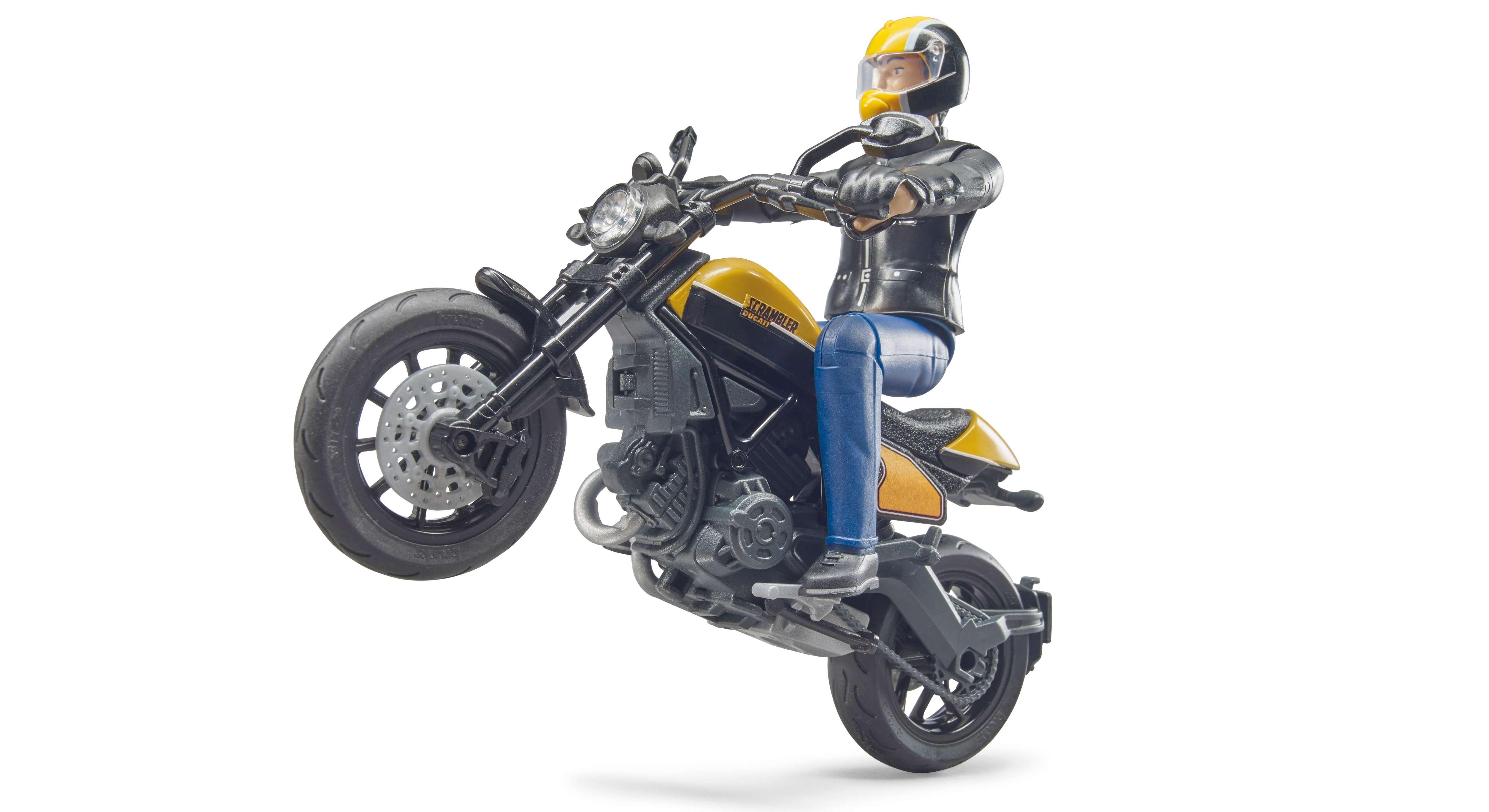 Buy Bruder Ducati Scrambler with Driver | 1:16 Motorcycle Toy