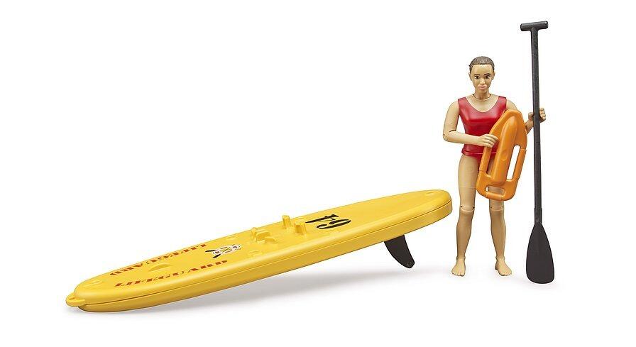 Buy Bruder Lifeguard with Stand-Up Paddle | Coastal Rescue Toy