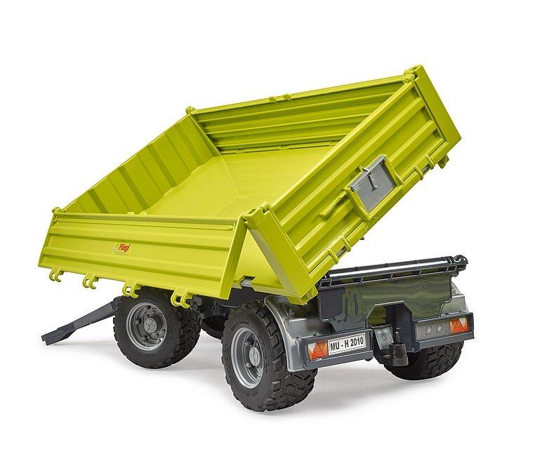 Fliegl Three Way Tipping Trailer with Removable Top - Bruder Toy