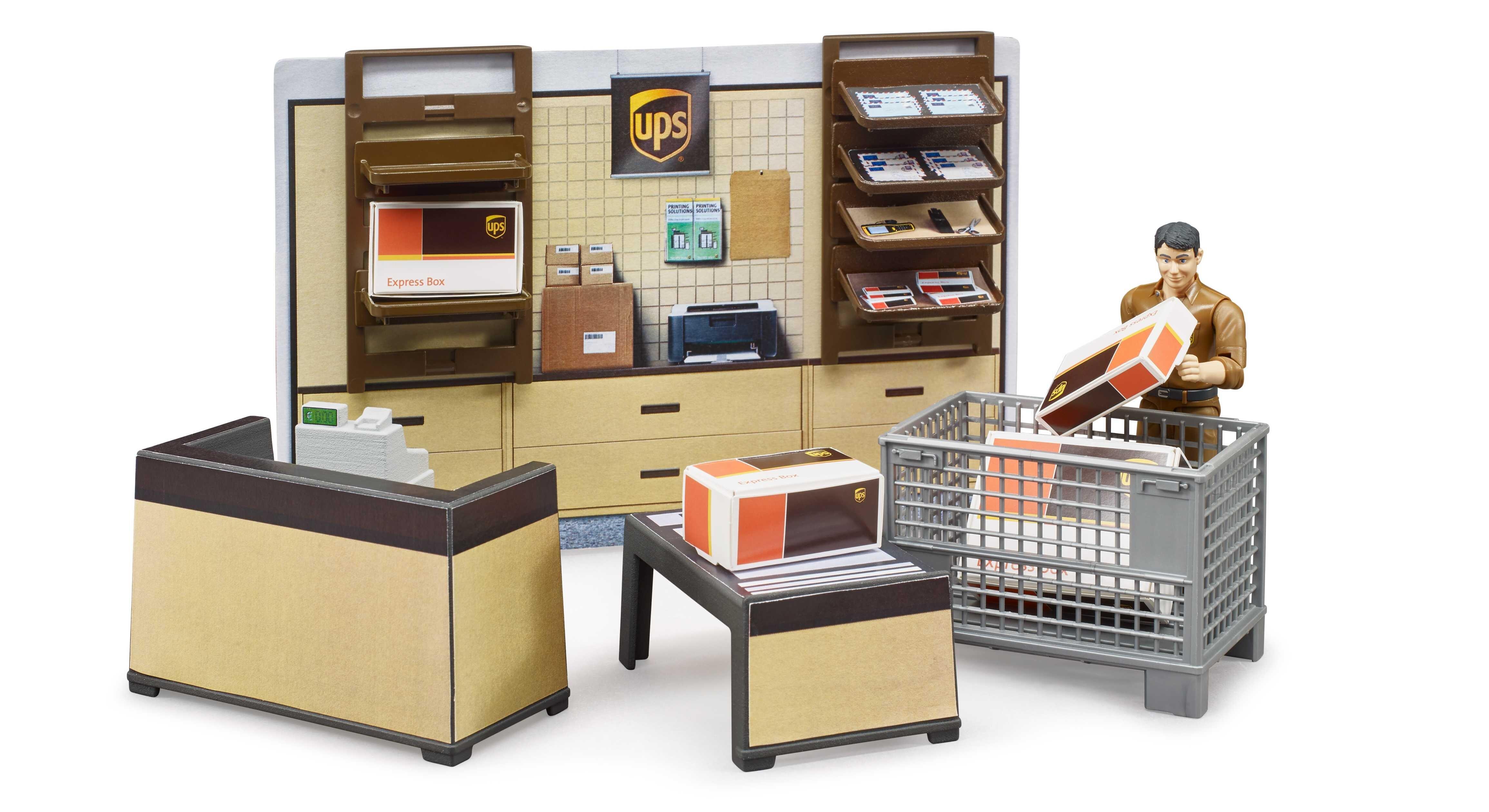Buy Bruder UPS Store | 1:16 Scale Logistics Playset