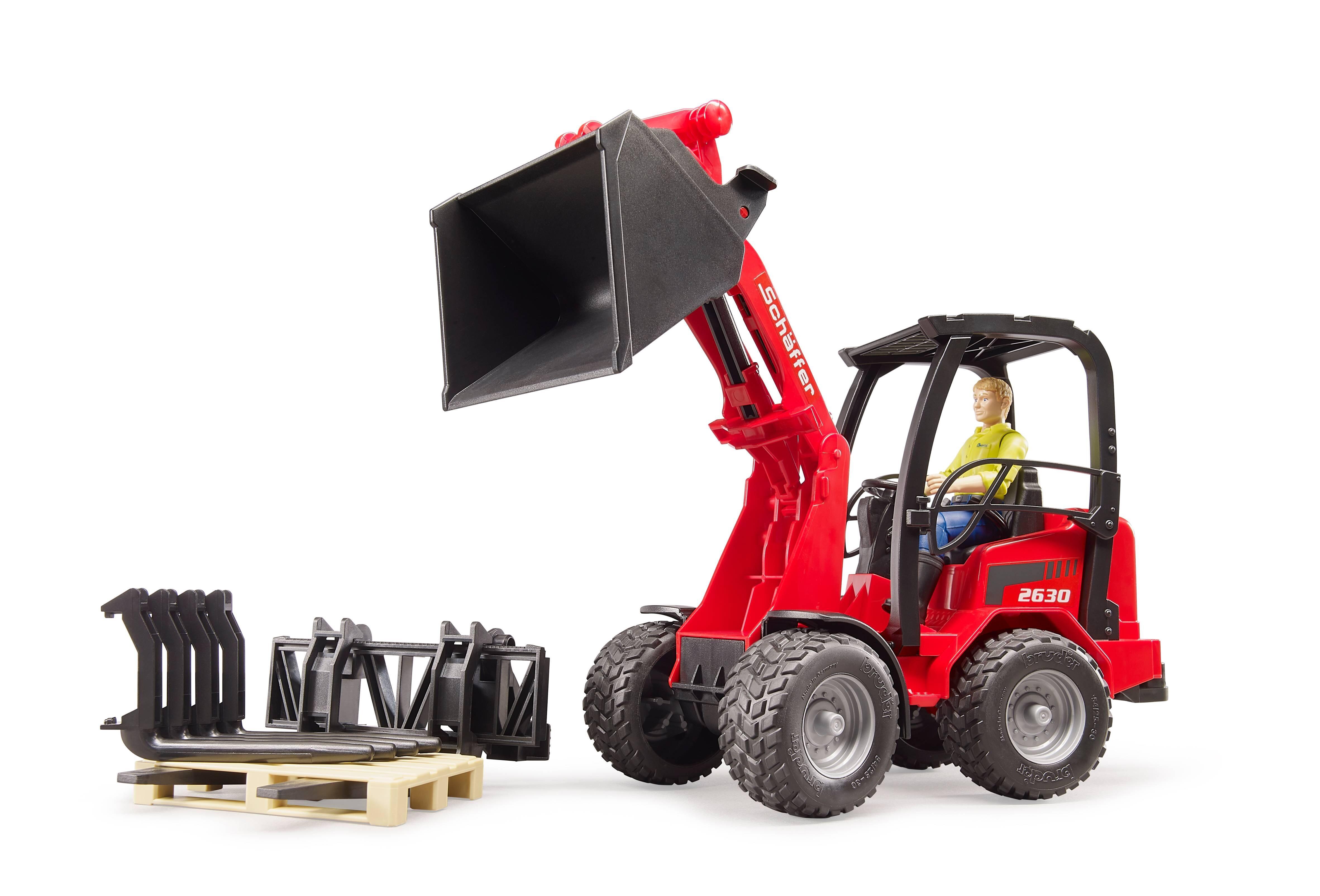 Buy Bruder Schaffer Compact Loader 2034 & Figure | 1:16 Toy Loader