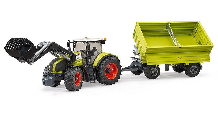 Fliegl Three Way Tipping Trailer with Removable Top - Bruder Toy