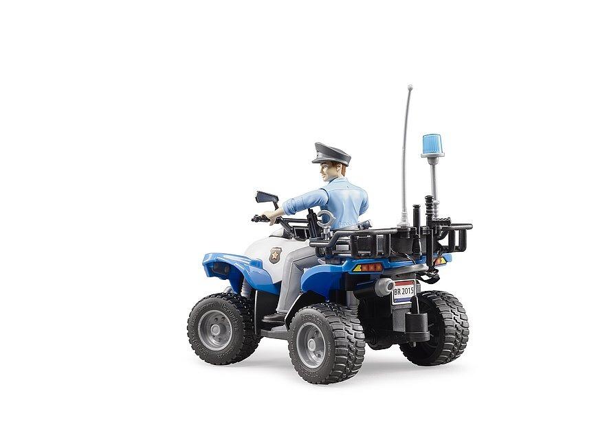 Police Quad with Police Officer and Accessories - 1:16 Scale