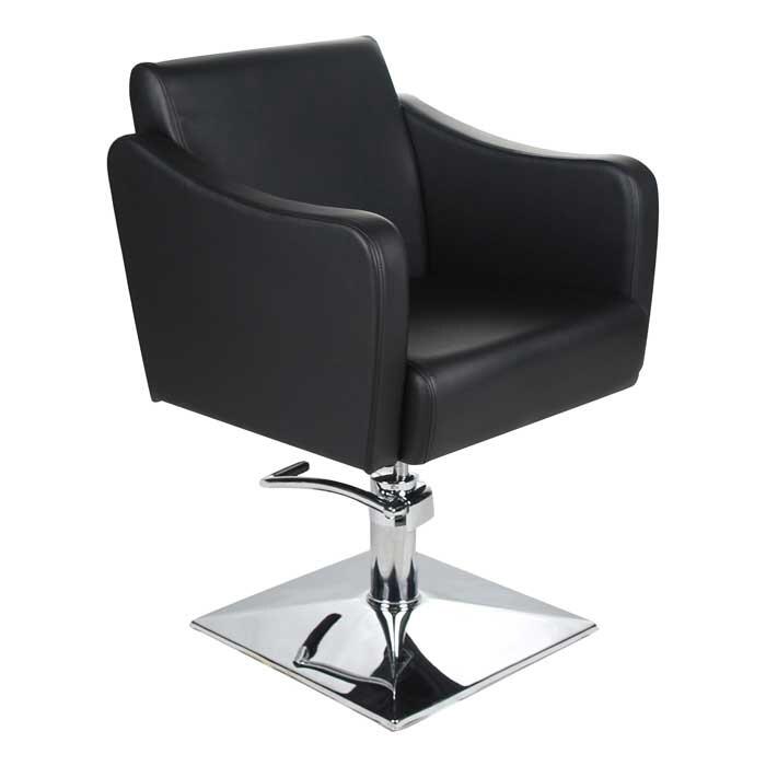 Dakota Styling Chair Black with Square Base