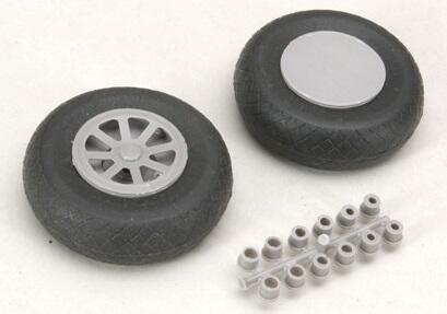 Robart Scale Wheels Diamond Tread 3" Pair