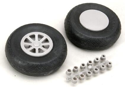 Robart Scale Wheels Diamond Tread 3.25" Pair