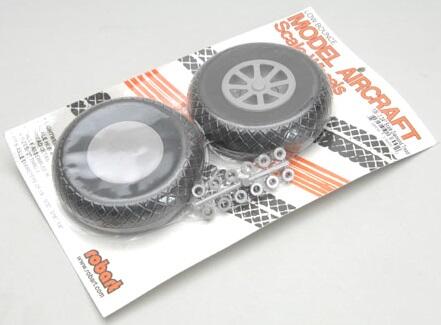 Robart Scale Wheels Diamond Tread 3.75" Pair