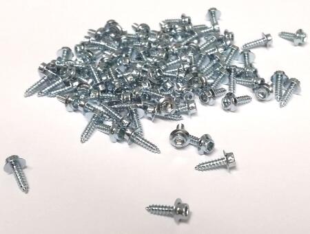 2.2x8mm Pk100 Silver Allen Key Servo Screws