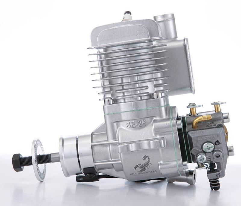 Stinger 26cc Single Cylinder Side Exhaust 2 Stroke Petrol Engine