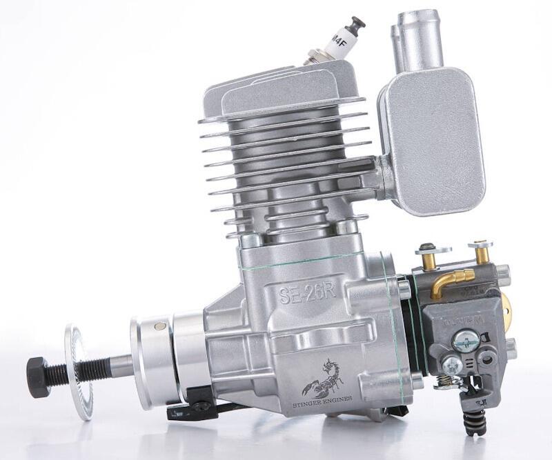 Stinger 26cc Single Cylinder Rear Exhaust 2 Stroke Petrol Engine