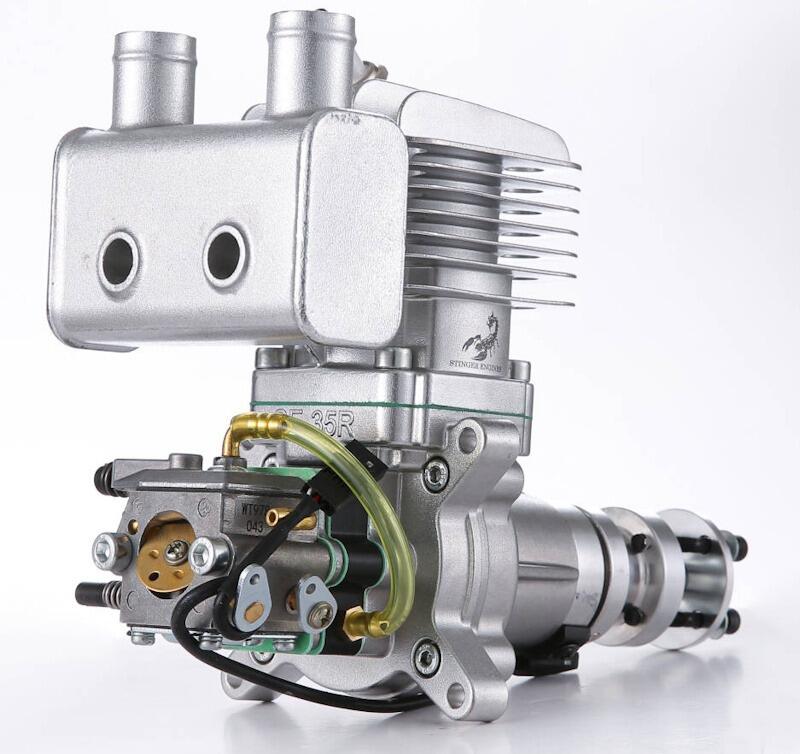 Stinger 35cc Single Cylinder Rear Exhaust 2 Stroke Petrol Engine