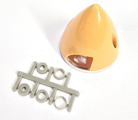 Spinner 45mm Yellow with Aluminium Back Plate