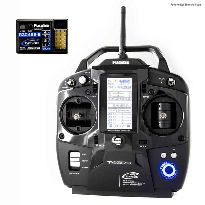 Futaba T4GRS 4 Channel Surface Radio with R304SB Receiver