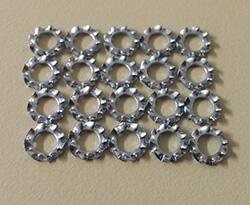 M3 Toothed Locking Washer Pk20