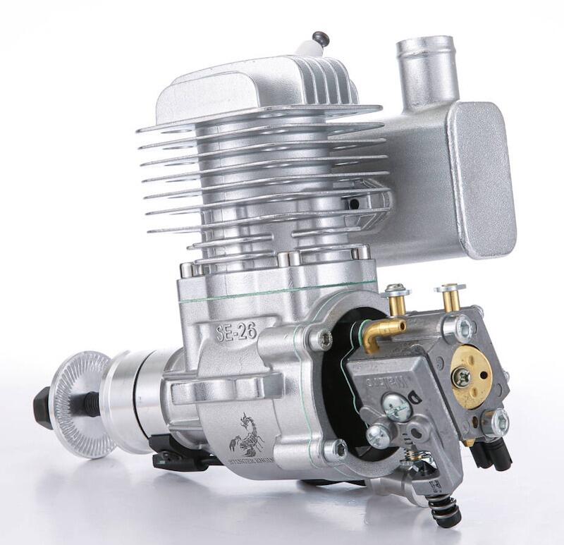 Stinger 26cc Single Cylinder Side Exhaust 2 Stroke Petrol Engine