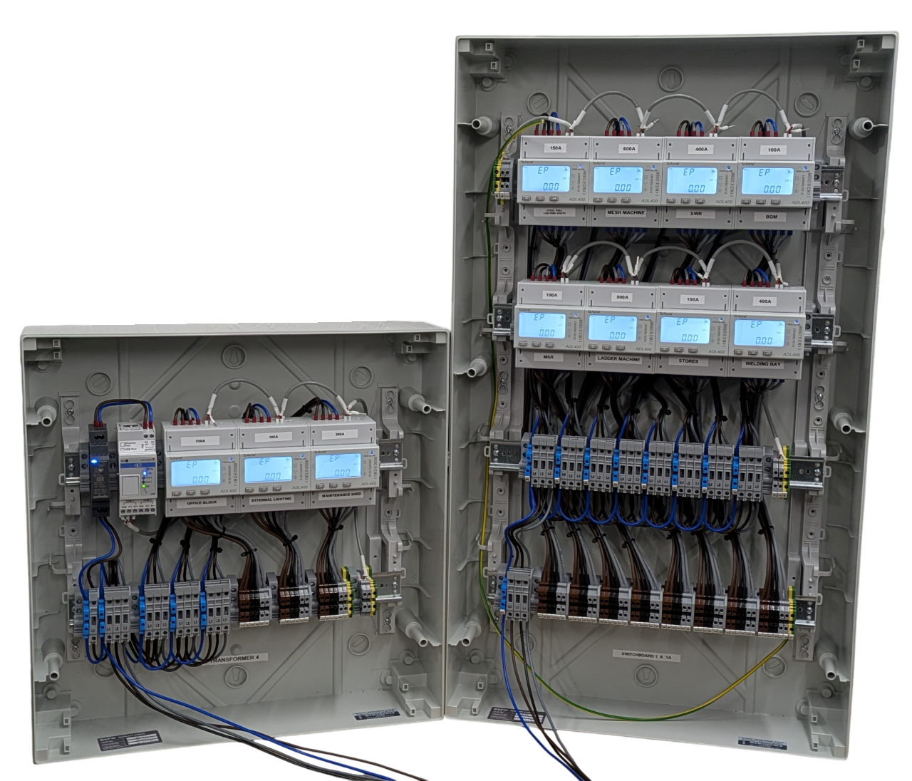 Measuring Multiple Distribution Boards with Remote Monitoring