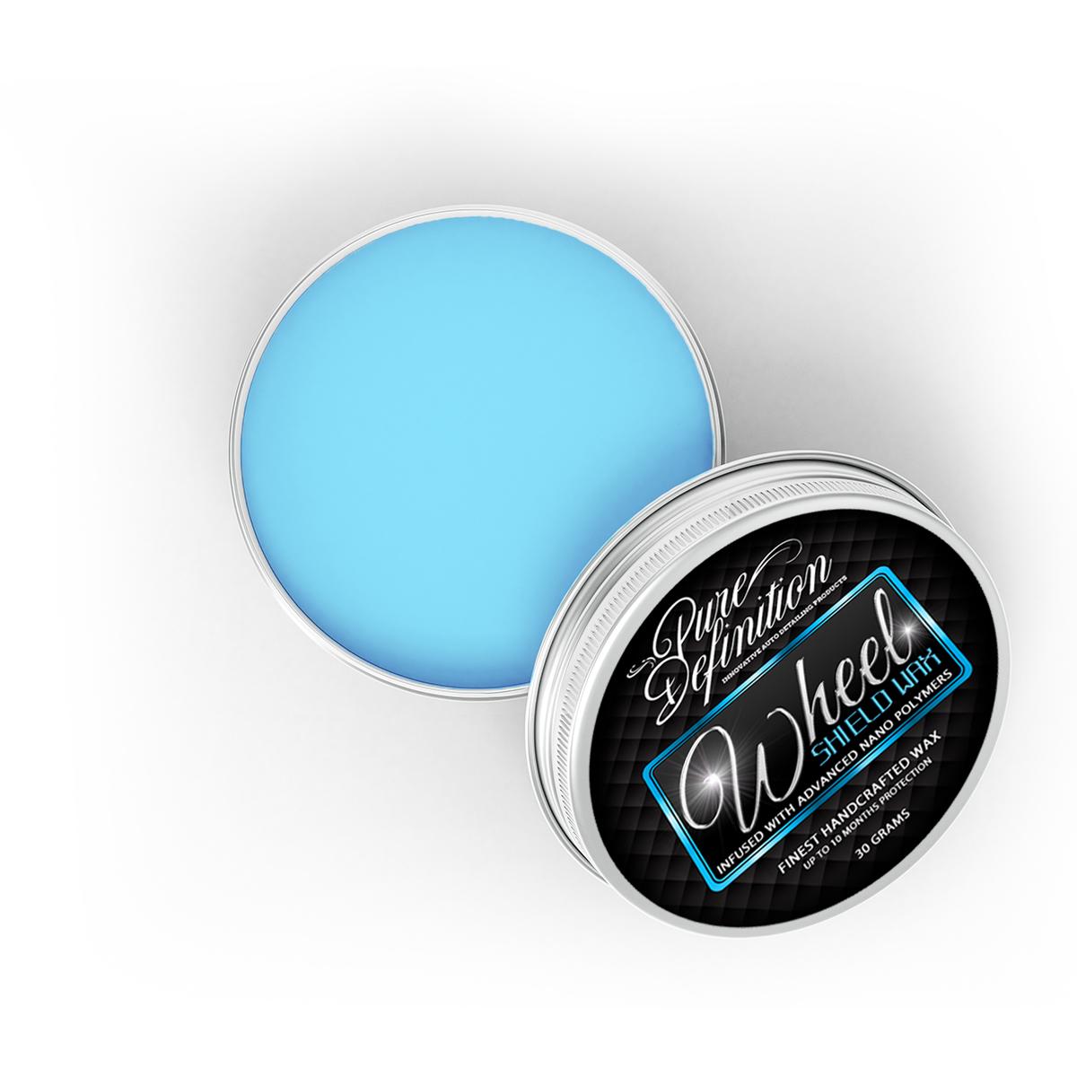 Wheel Shield Wax Cloth Pad Car Alloy Rim High Gloss Sealant 30g Pure ...