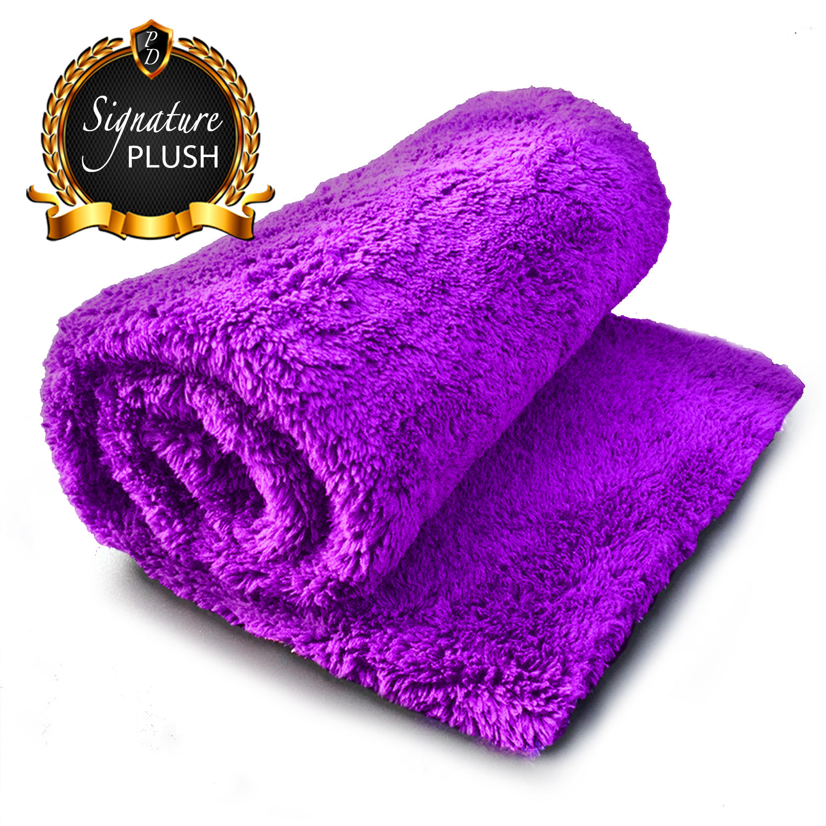 Edgeless Microfibre Towel Car Microfiber Cloth Polishing Drying Pure ...