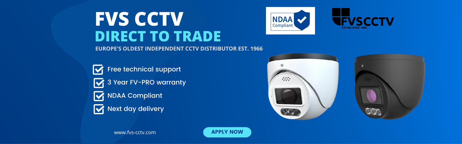 FVS CCTV: Leading CCTV Distributors, Wholesalers & Trade Suppliers