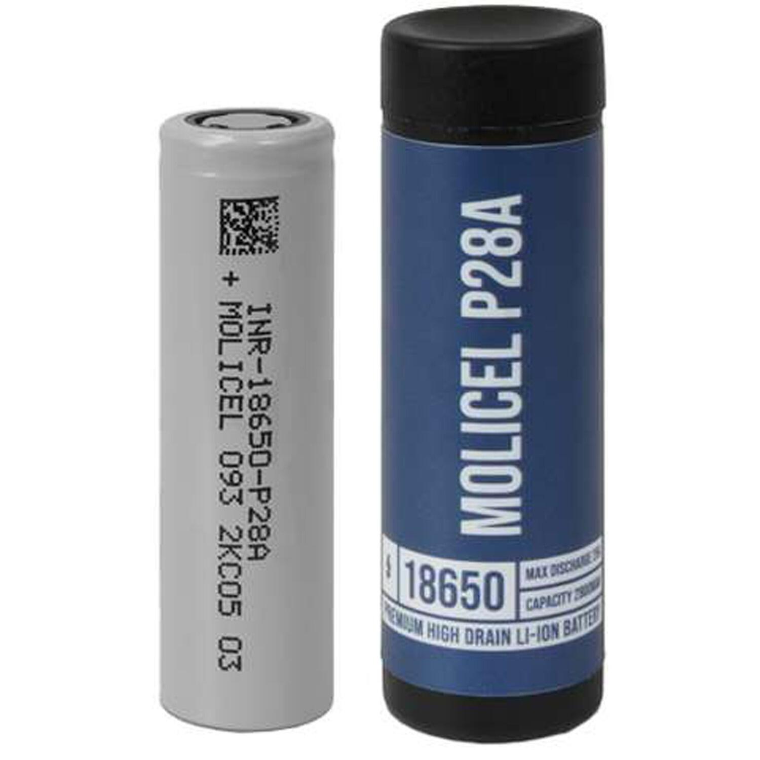 Molicel P28A 18650 Batteries – High-Drain Power for Devices like ...
