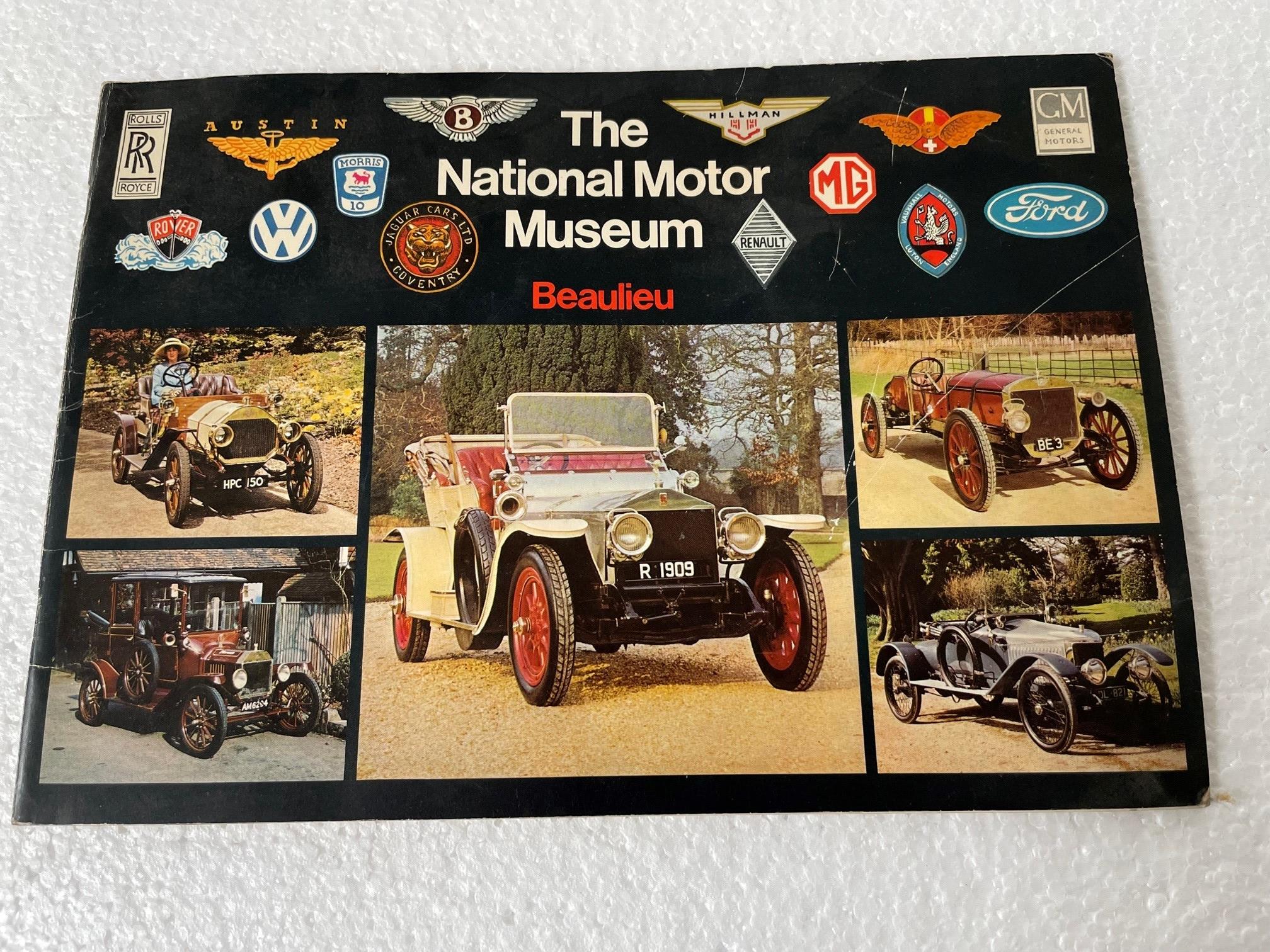RARE GOOD USED ORIGINAL THE NATIONAL MOTOR MUSEUM BEAULIEU BROCHURE