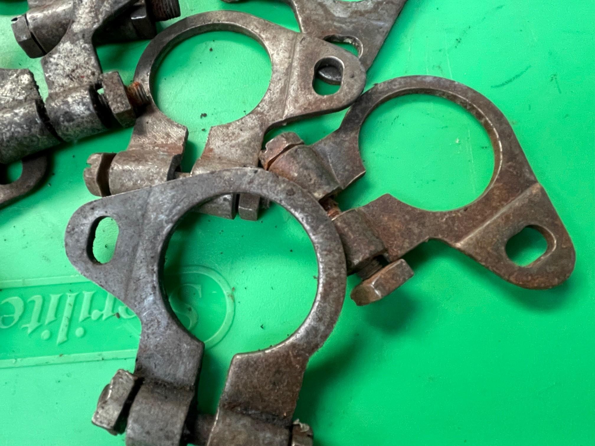 6476 ORIGINAL JAGUAR LUCAS DISTRIBUTOR BRACKET PLATE XK / MK2