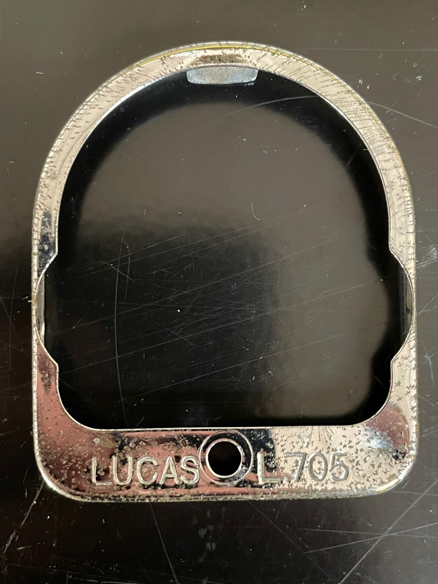 ORIGINAL E-TYPE S1 & S1.5 (LUCAS) CHROME FOR REAR NUMBER PLATE LAMPS ...