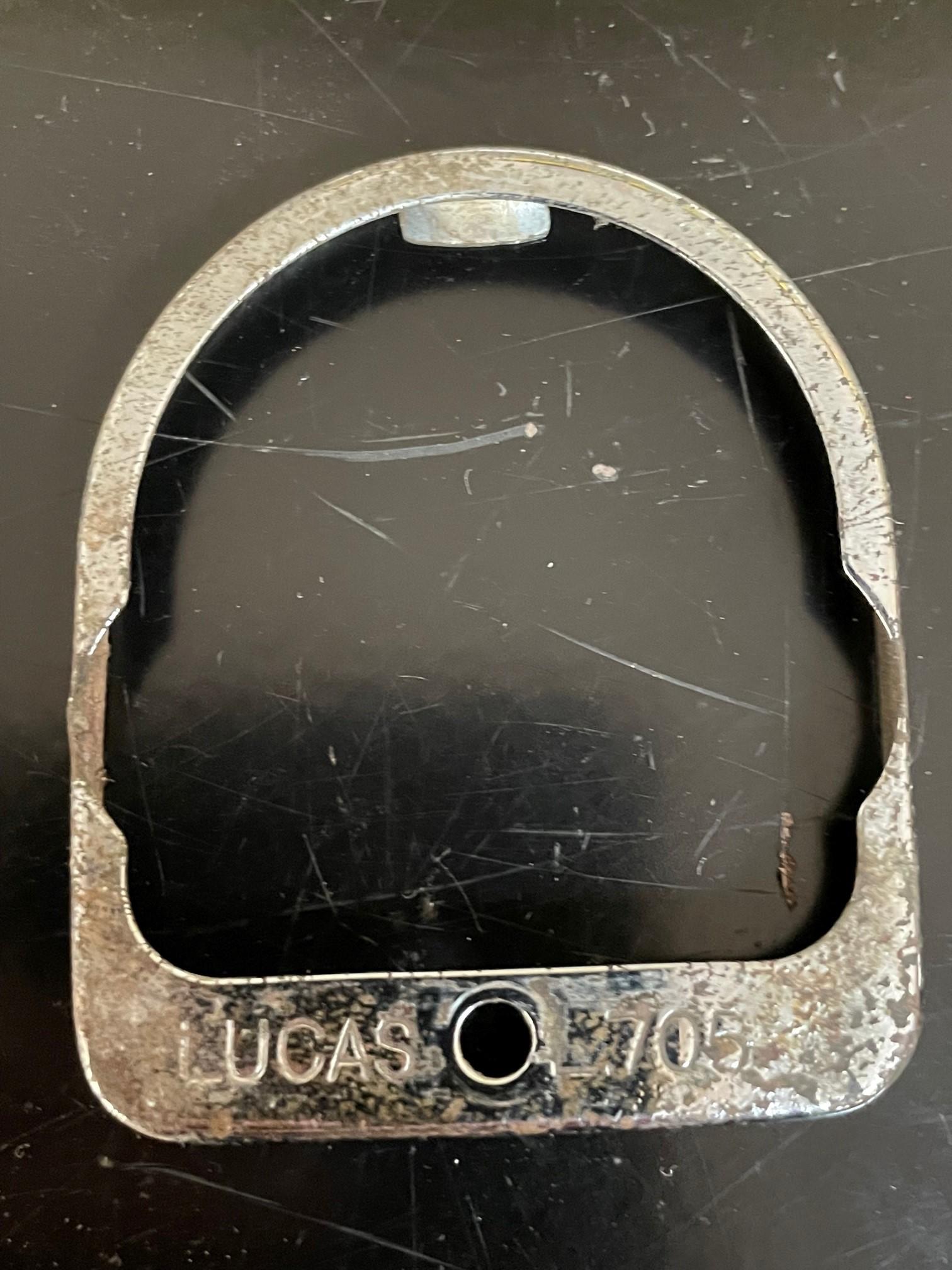 ORIGINAL E-TYPE S1 & S1.5 (LUCAS) CHROME FOR REAR NUMBER PLATE LAMPS ...