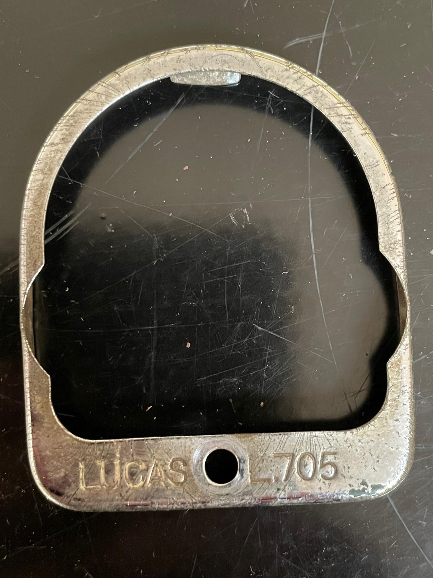 ORIGINAL E-TYPE S1 & S1.5 (LUCAS) CHROME FOR REAR NUMBER PLATE LAMPS ...