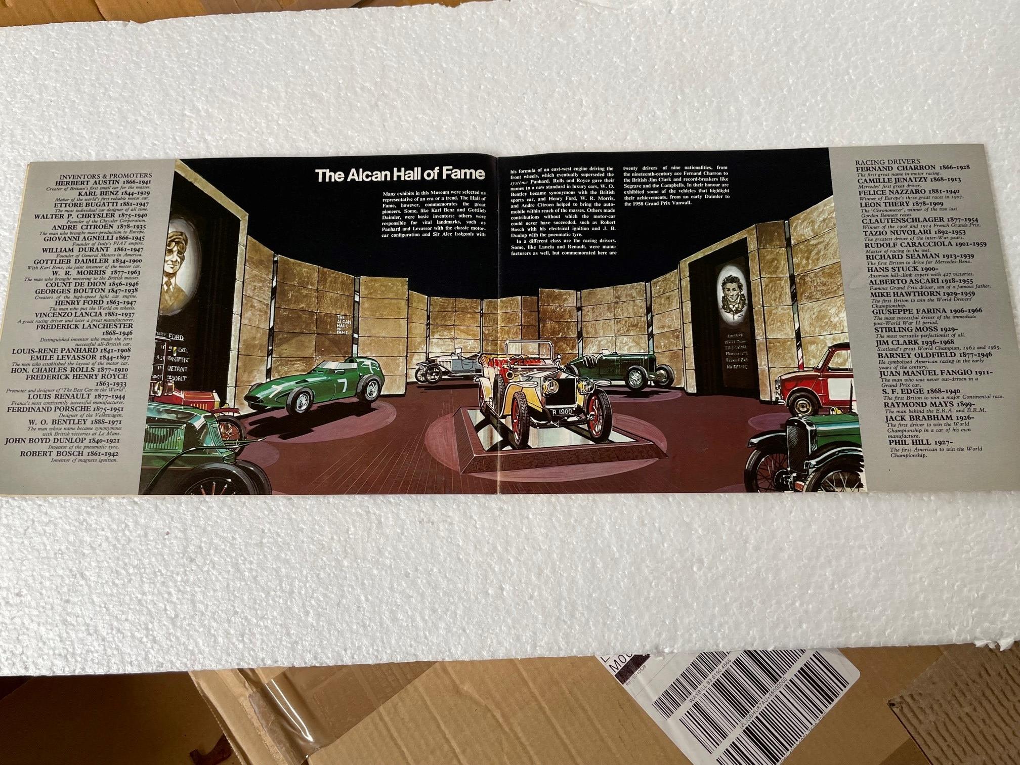 RARE GOOD USED ORIGINAL THE NATIONAL MOTOR MUSEUM BEAULIEU BROCHURE