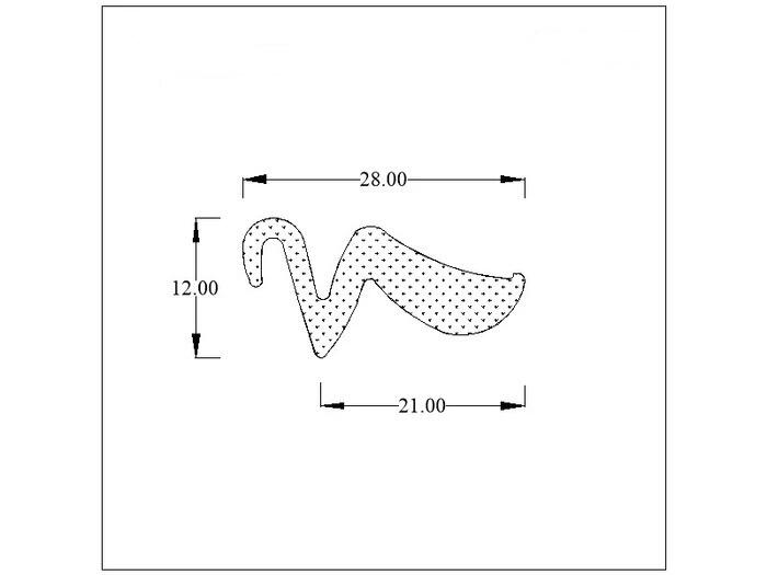 BD6820 RAMSEY SEAL PER METER SRS096N