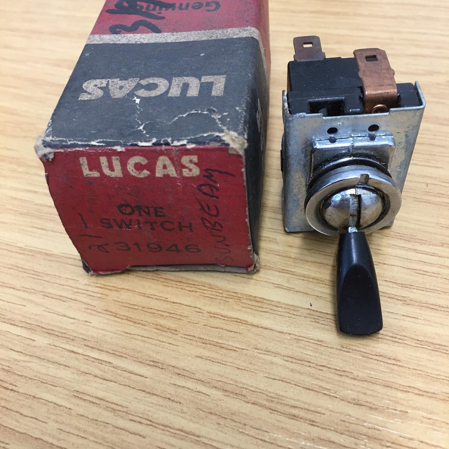 31946 ORIGINAL SUNBEAM LUCAS 31946 ONE SWITCH NOS