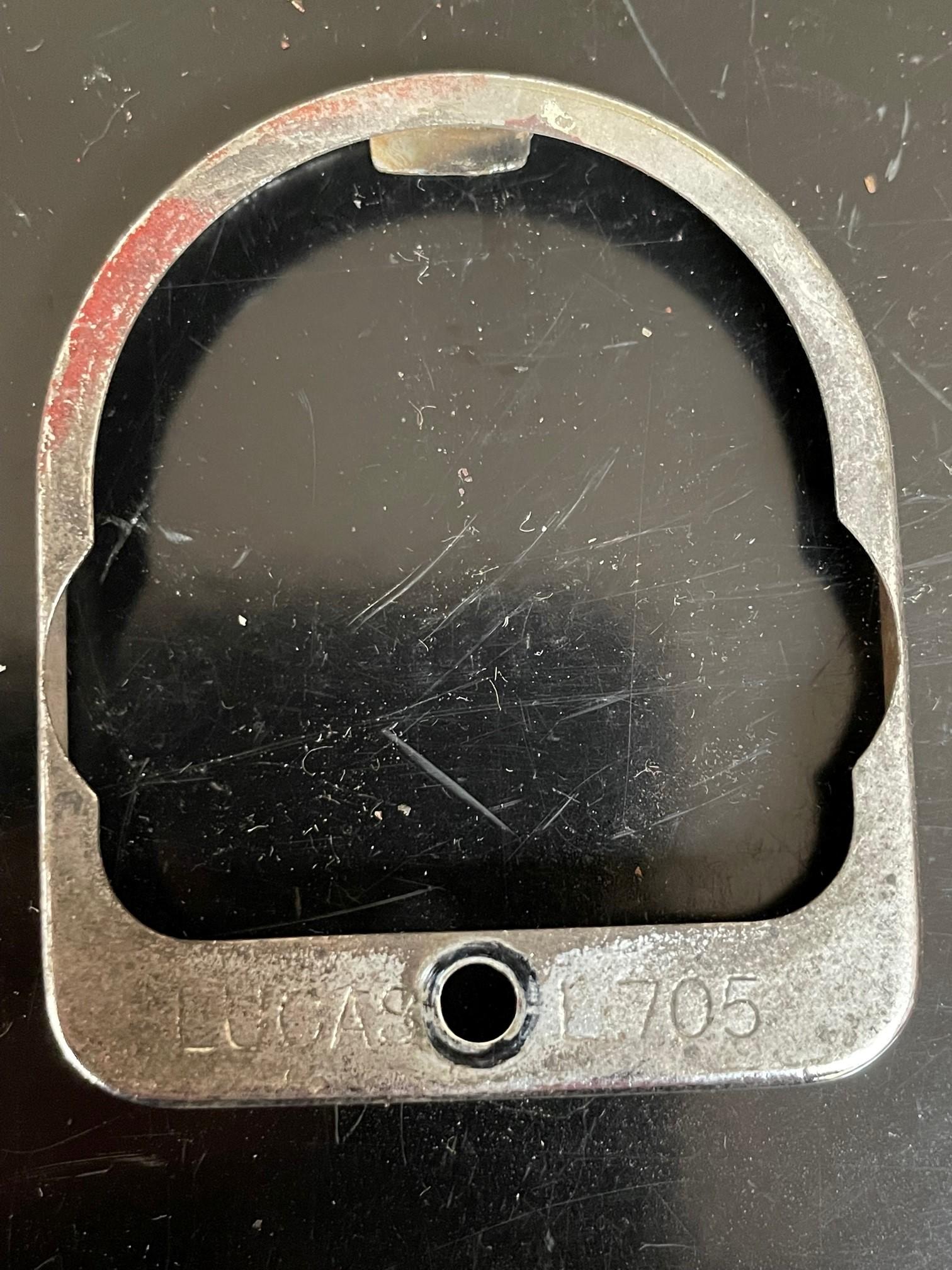 ORIGINAL E-TYPE S1 & S1.5 (LUCAS) CHROME FOR REAR NUMBER PLATE LAMPS ...