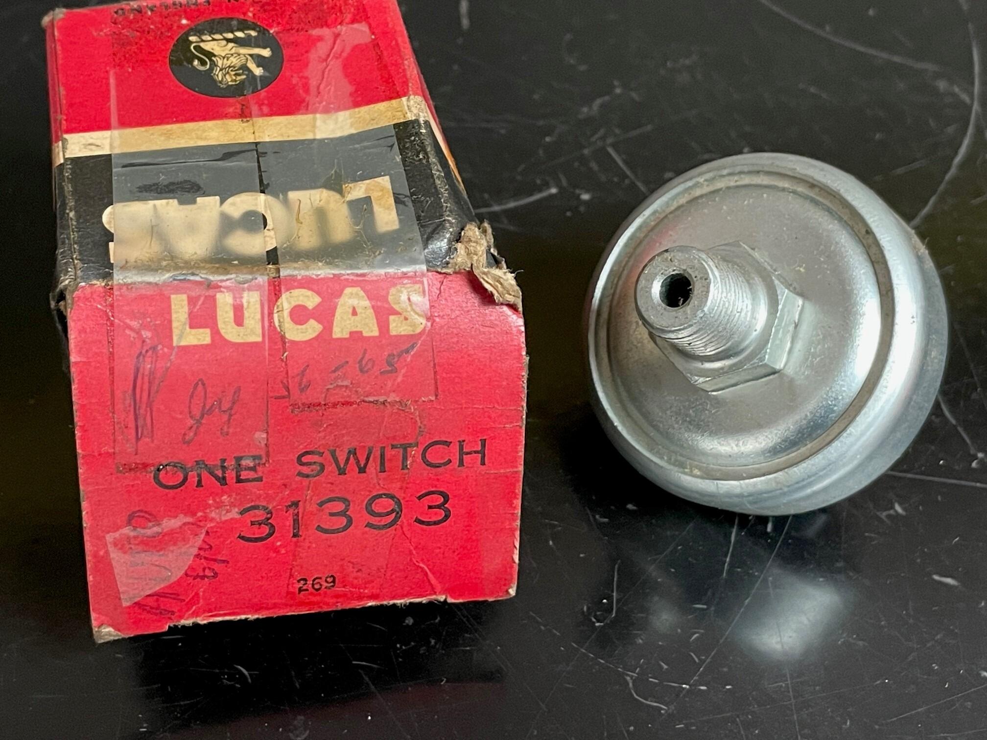ORIGINAL LUCAS 31393 AUTOMATIC TRANSMISSION PRESSURE SWITCH - NOS DATED ...