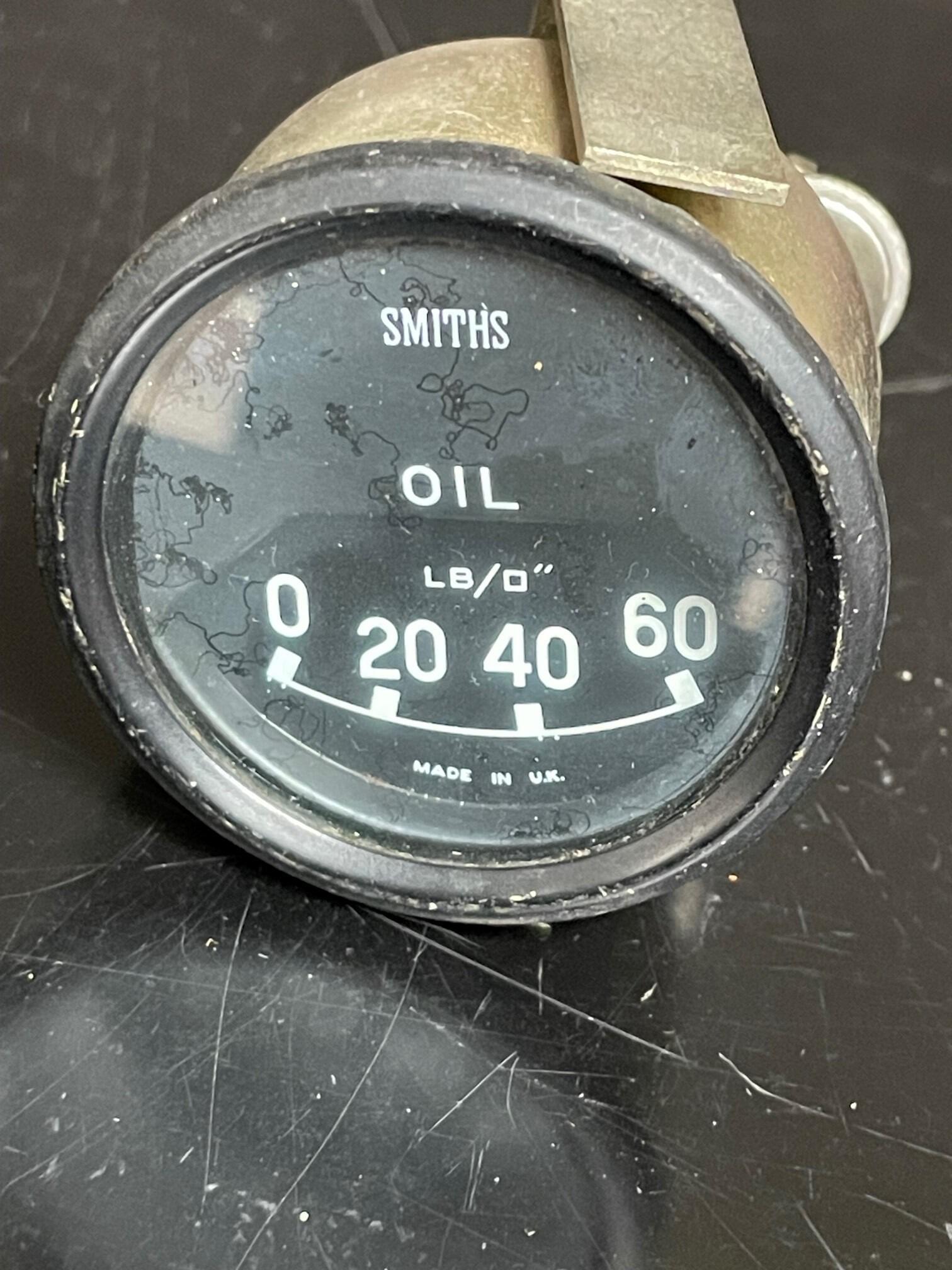 ORIGINAL SMITHS PE2300/02 E-TYPE S1 S2 MKII/X OIL PRESSURE GAUGE NOS ...