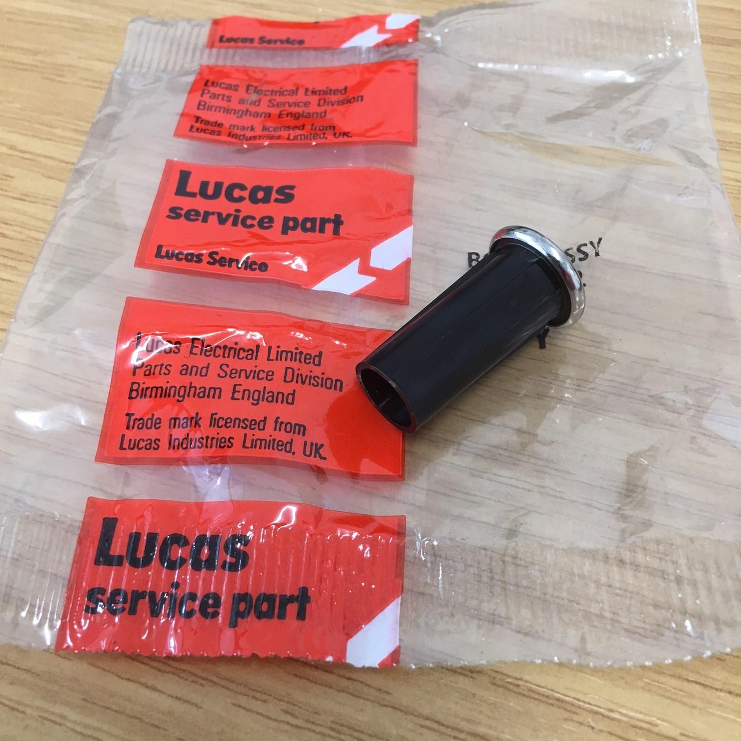 ORIGINAL LUCAS 54360102 WARNING LAMP JEWEL TYPE RED LENS - NOS