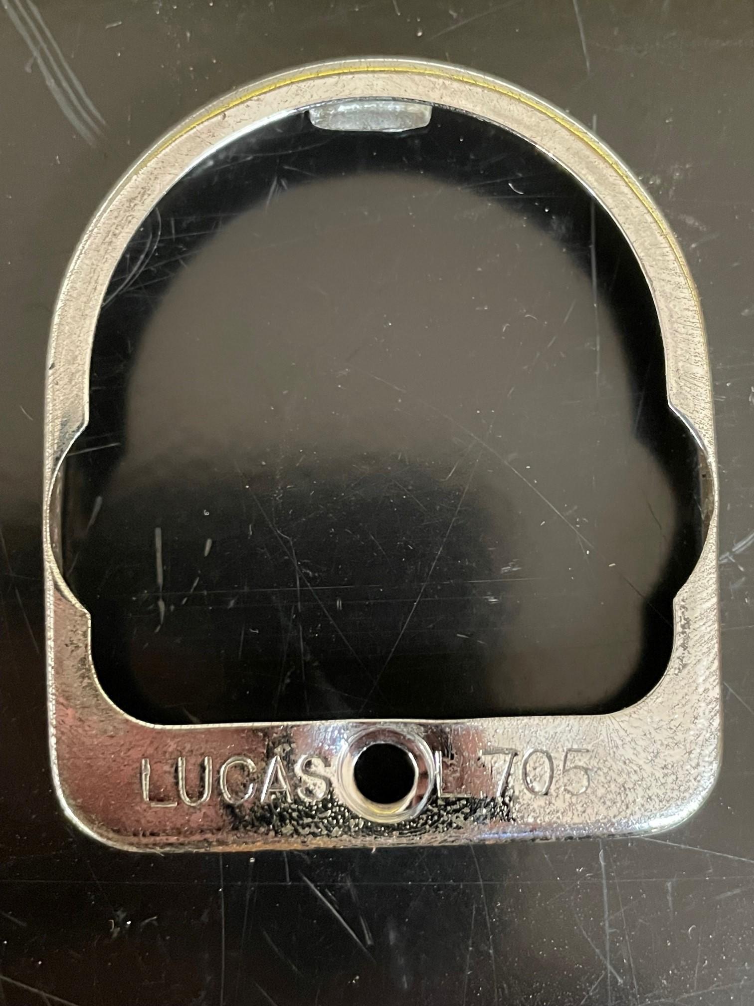ORIGINAL E-TYPE S1 & S1.5 (LUCAS) CHROME FOR REAR NUMBER PLATE LAMPS ...