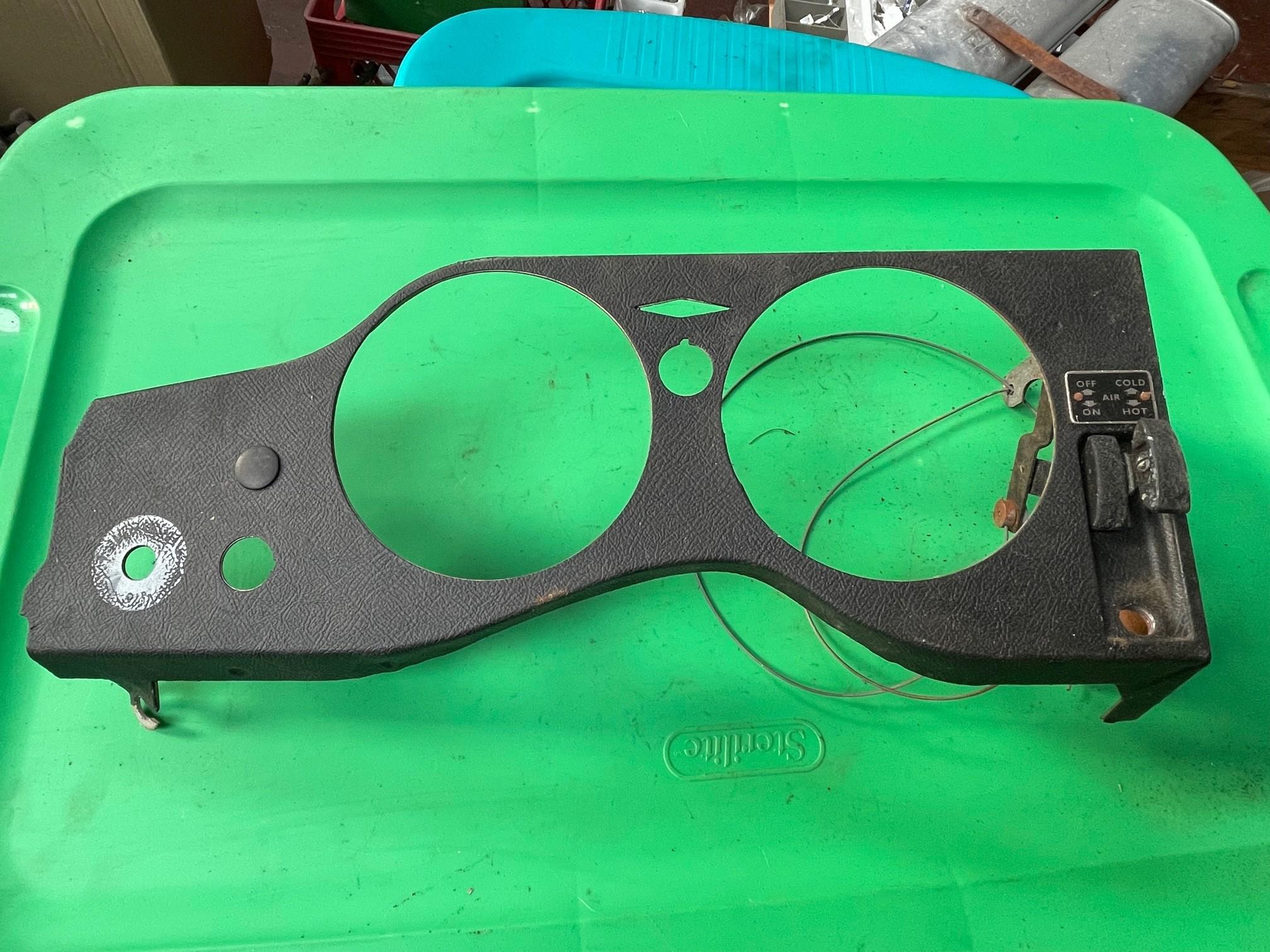 ORIGINAL E-TYPE S2 & S3 LHD DRIVER SIDE DASH PANEL BD37572 (I)