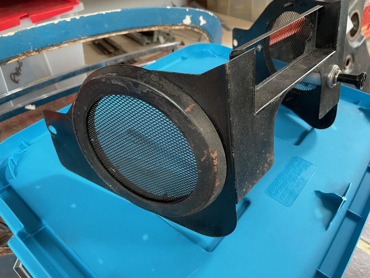 ORIGINAL E-TYPE RADIO FRAME WITH SPEAKER COVERS