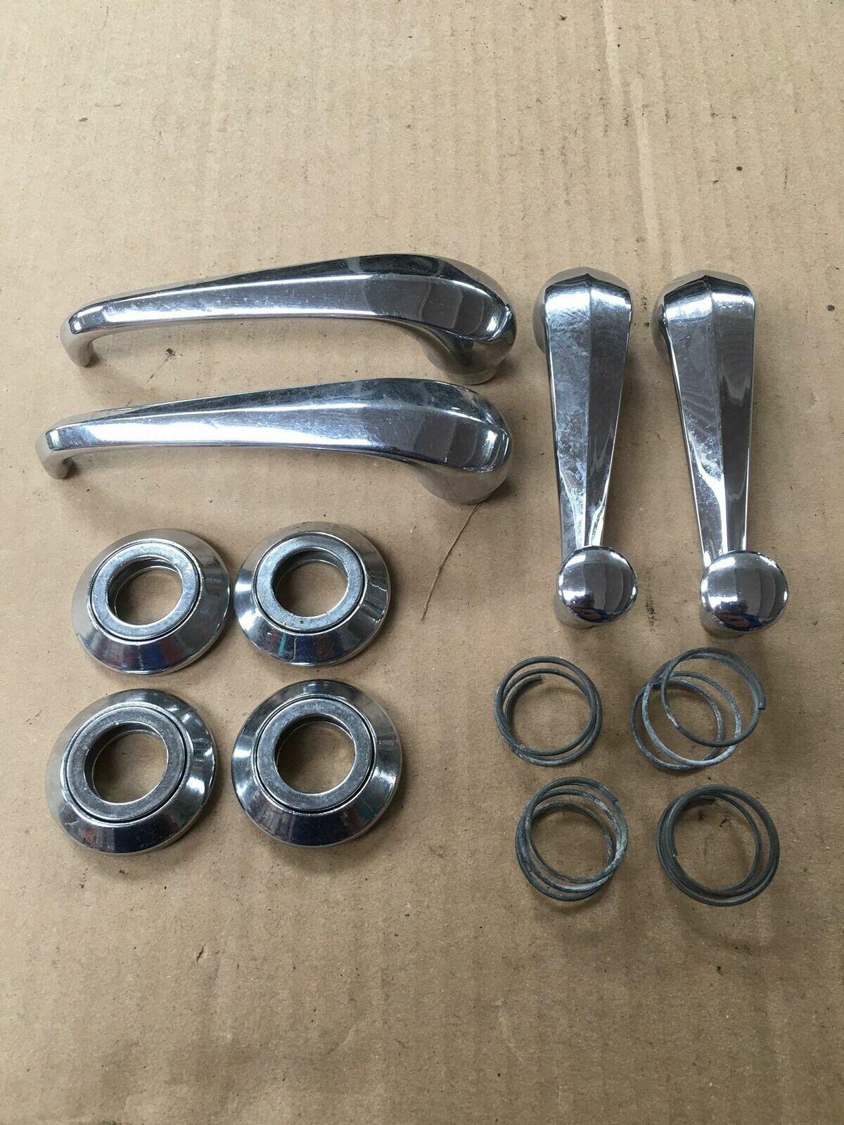 ORIGINAL JAGUAR COMPLETE INTERIOR DOOR HANDLE SET BD10729 BD10728 (C)
