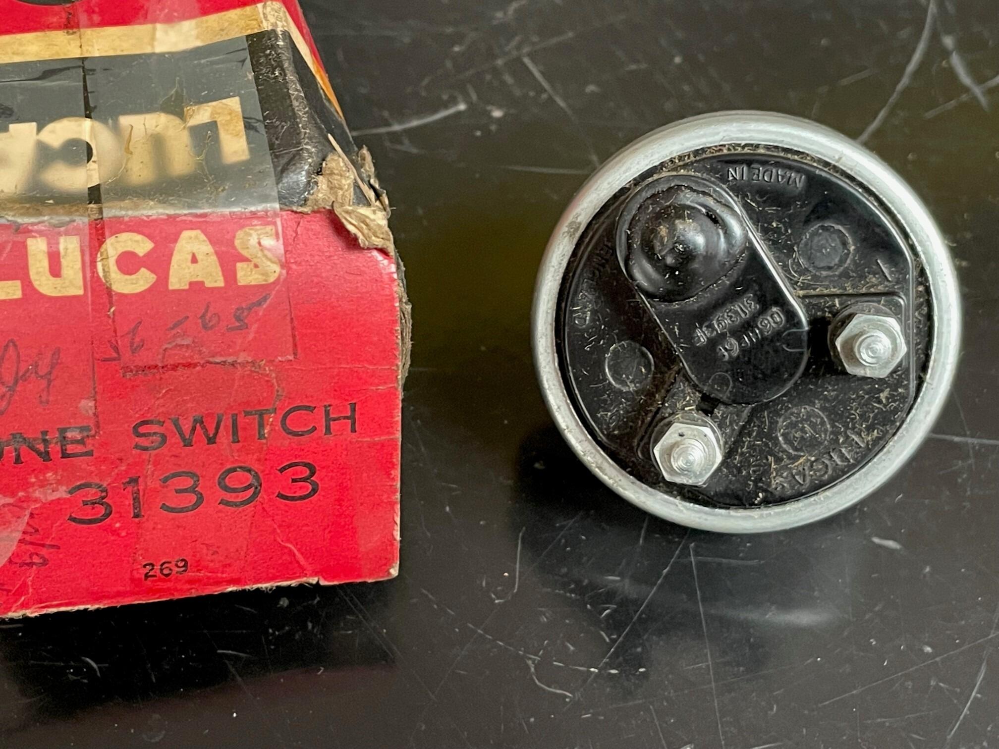 ORIGINAL LUCAS 31393 AUTOMATIC TRANSMISSION PRESSURE SWITCH - NOS DATED ...