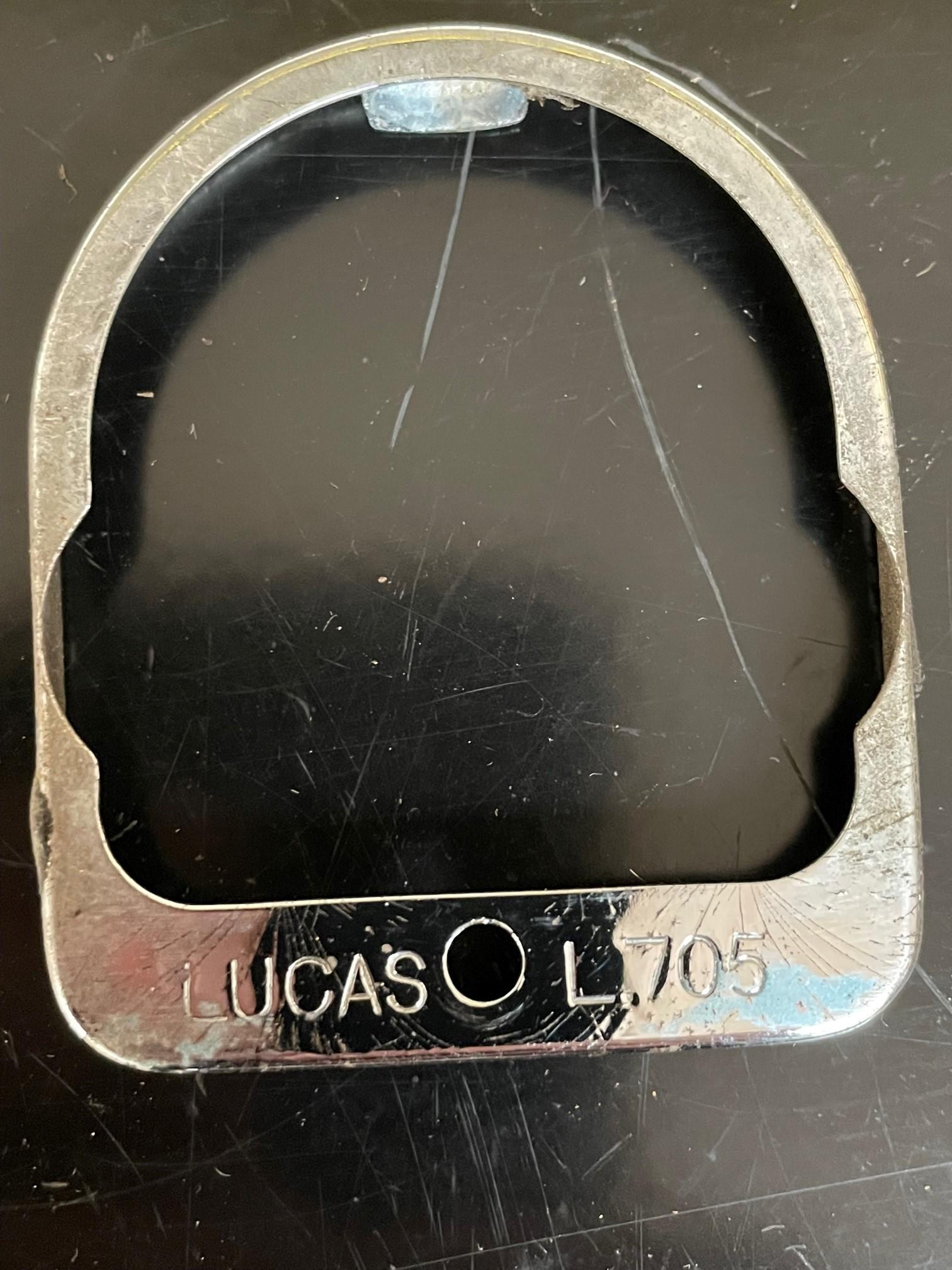 ORIGINAL E-TYPE S1 & S1.5 (LUCAS) CHROME FOR REAR NUMBER PLATE LAMPS ...